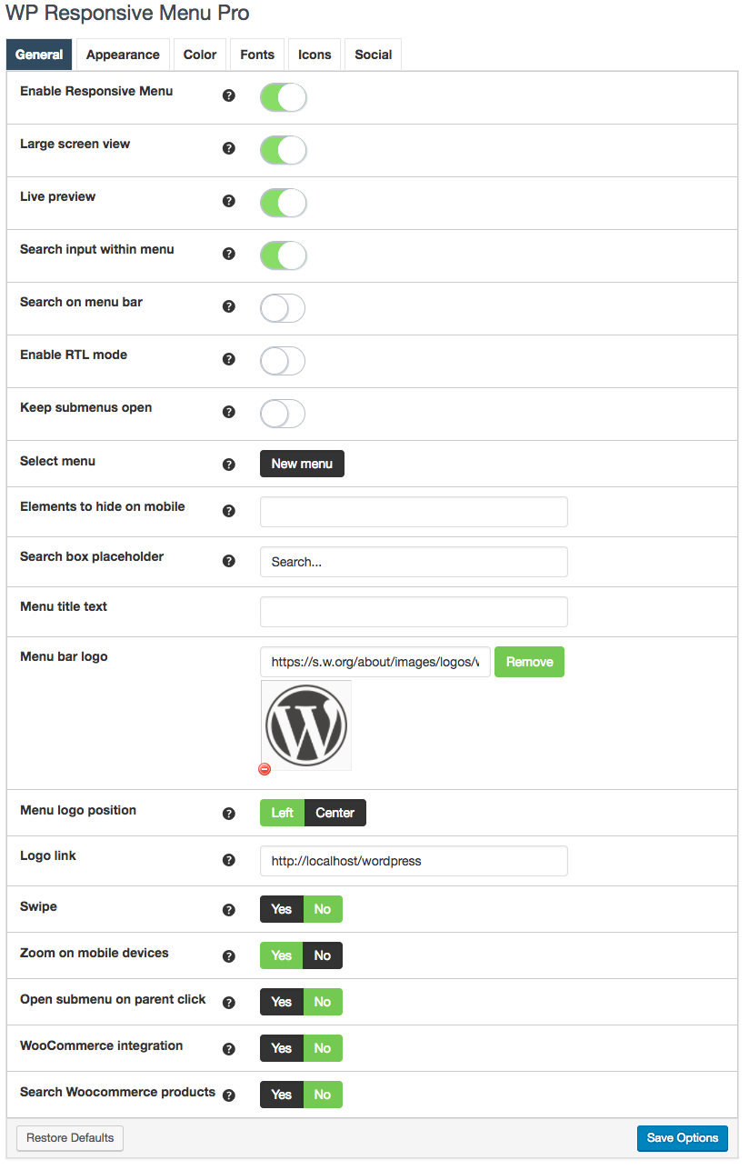 WP Responsive Menu Pro – MagniGenie